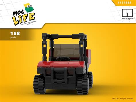 Lego Moc Case Ih Scout By Moclife Rebrickable Build With Lego