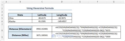 Distance Formula In Excel Examples To Calculate ExcelDemy