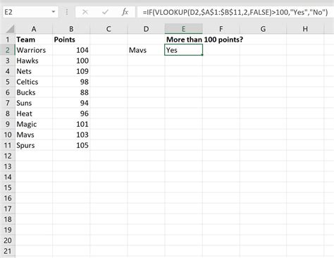 Excel How To Use IF And VLOOKUP Nested Function