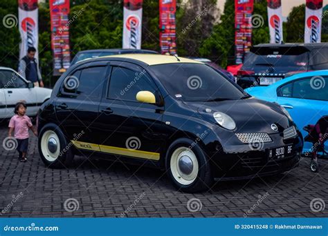 Modified Nissan Micra Or March K12 In Jdm Fest 2024 Outdoor Parking Lot