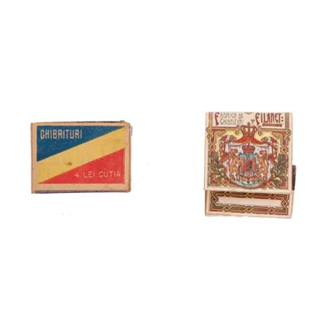 Fabrica De Chibrituri Filaret Două Cutii De Chibrituri