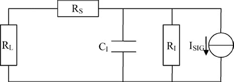 Electrical Equivalent Circuit Of The Soa Detector Download