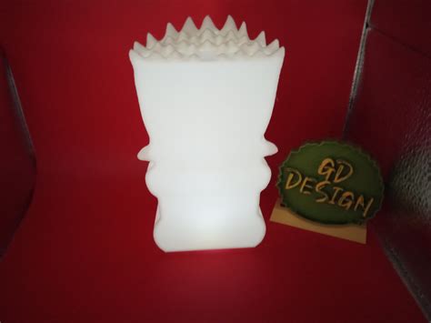 Stl File Bart Simpson Gummi Gummy Bear Light 🐻 ・3d Printer Design To