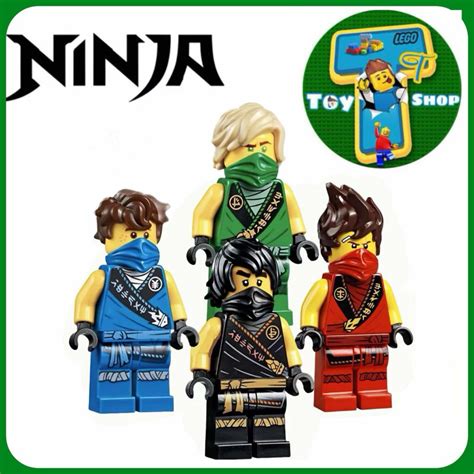 Có Sẵn Mô Hình Lắp Ráp Minifigures Ninjago Combo Các Mini Ninja