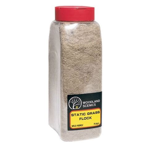 Woodland Scenics Static Grass Flock Wild Honey Shaker 945cmÂ³ Fl631