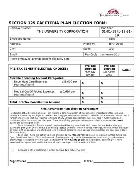 How Section 125 Cafeteria Plans Reduce Taxes Cirrus Payroll Doc
