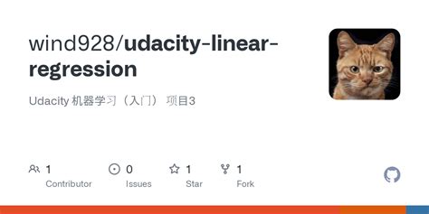 Github Wind928udacity Linear Regression Udacity 机器学习（入门） 项目3