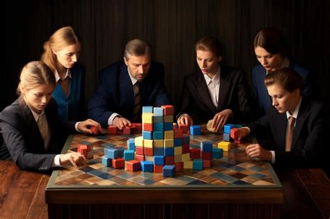 Premium Photo Teamwork Tableau Business People Photo