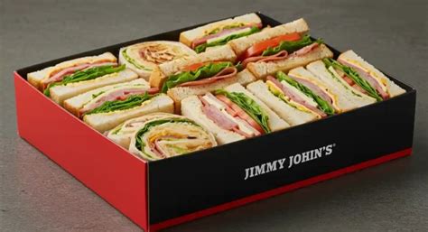 Party Boxes Jimmy Johns Menu