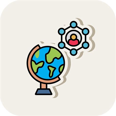 Social Science Line Filled White Shadow Icon 42748307 Vector Art At