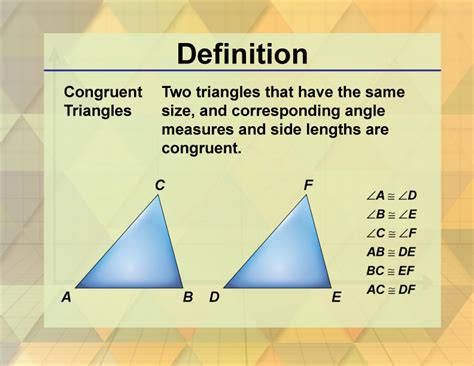 Congruent Angle Definition