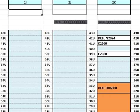 Excel Template For Creating Rack Diagrams In Xls Format
