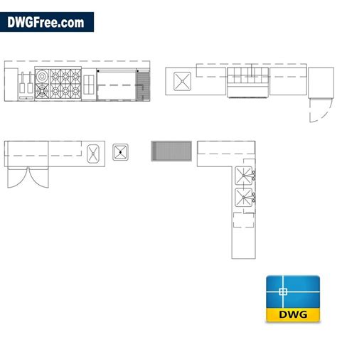 Kitchen Furniture Dwg