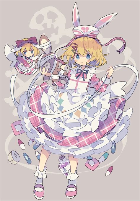 Medicine Melancholy Rabbit Eared Soldier Danbooru