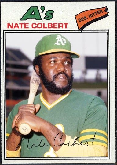 When Topps Had Base Balls Career Capper 1977 Nate Colbert