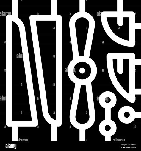 Constructor Model Toy Glyph Icon Vector Illustration Stock Vector Image