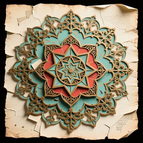 Free Vintage Mandala Art Image Mandala Vintage Parchment Download