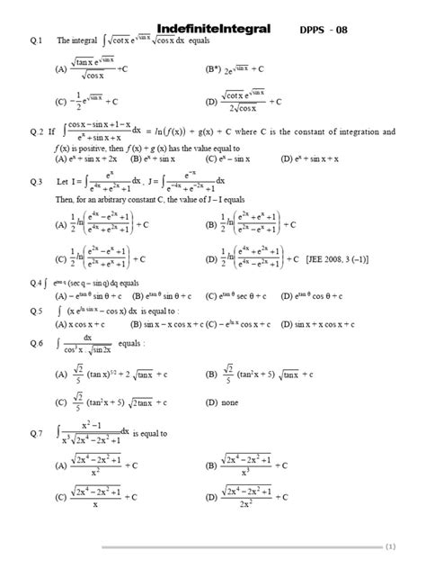 Indefinite Integral 7 2 Pdf Calculus Graphics Software