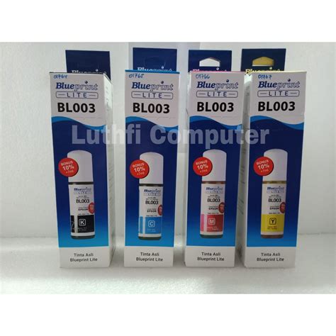 Jual Tinta Printer Epson Blueprint Refill For Printer Epson Ml Black Cyan Magenta