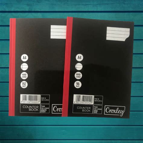 A4 2 Quire Hard Cover Exercise Books 192 Page Paperly