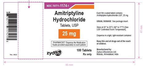Amitriptyline Package Insert