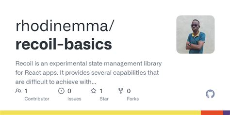 Github Rhodinemma Recoil Basics Recoil Is An Experimental State Management Library For React