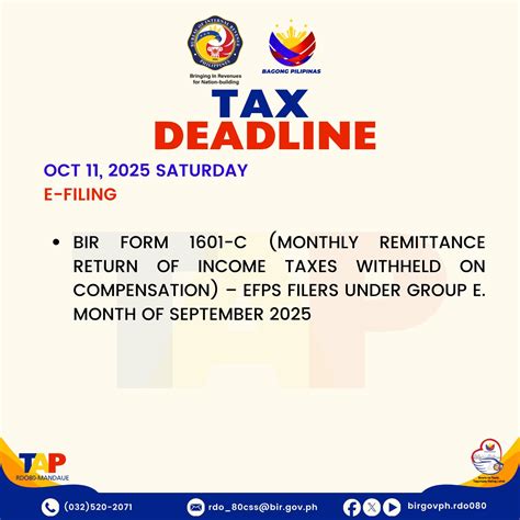 Announcement New Contact Numbers Bir Rdo 80 Mandaue Facebook