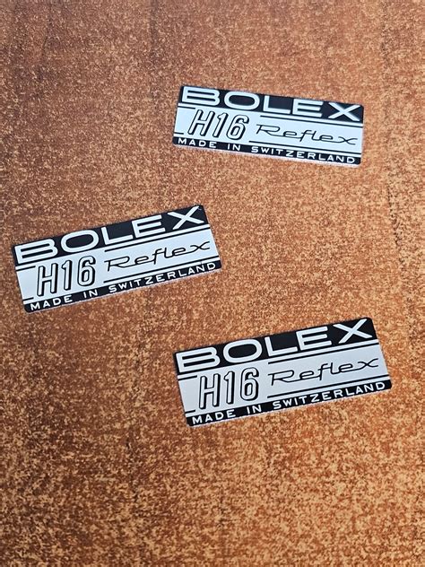 Bolex H16 Reflex Logo Plate Ba 170h Du All Camera