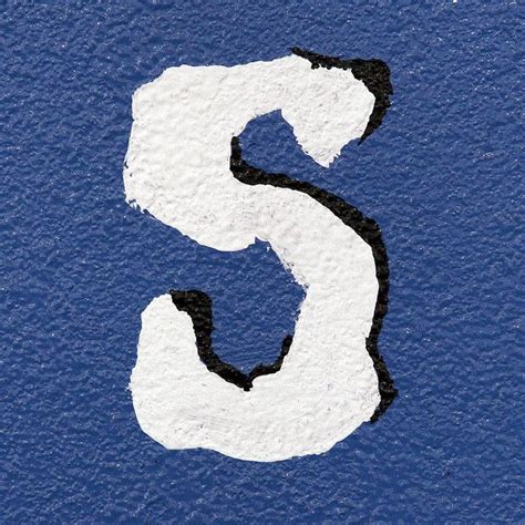 Letter S Scrapbook Letter S Funky Letter S S With Blue Background
