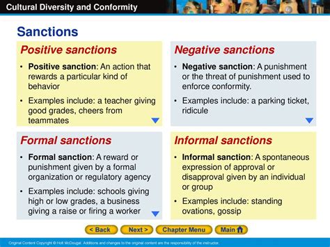 Negative Sanction Negative Sanction