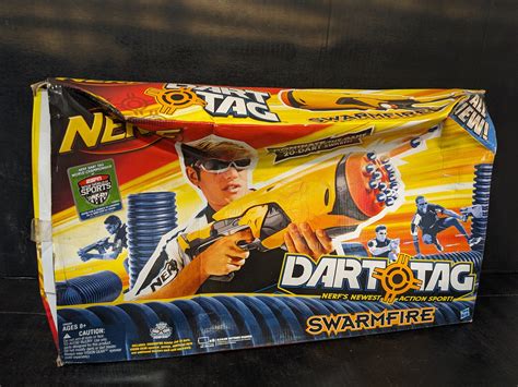 Nerf Dart Tag Swarmfire Nib Blaster Barn
