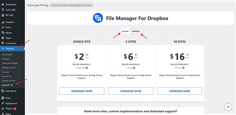 how to purchase and add license in integrate dropbox codeconfig