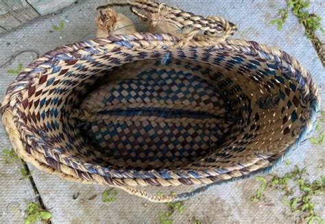 Samoan Polynesian Maori Flax Bag New Zealand And Poi 4551765243