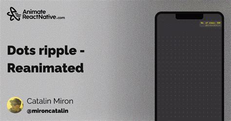 react native animations dots ripple reanimated