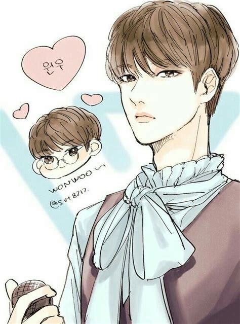 Pin By Siminxlim On 🛍 Korean Stuff Seventeen Fan Art Seventeen Wonwoo