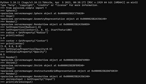 not responding when using pvpython paraview support paraview