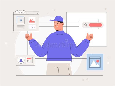 Young Man Designer Working On Ui Ux Design Or Mobile Application Prototyping Banner Software