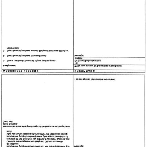 Worksheets With A Specific Above And A General Below Assignment