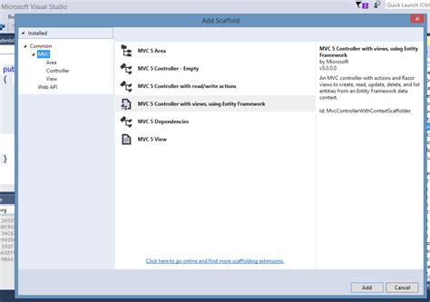 Why Default Asp Scaffolding Skips Some Of The Model