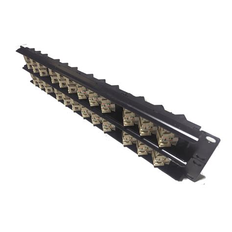 Commscope Systimax 48 Port 2u Angled Patch Panel M2000 48 Unj600