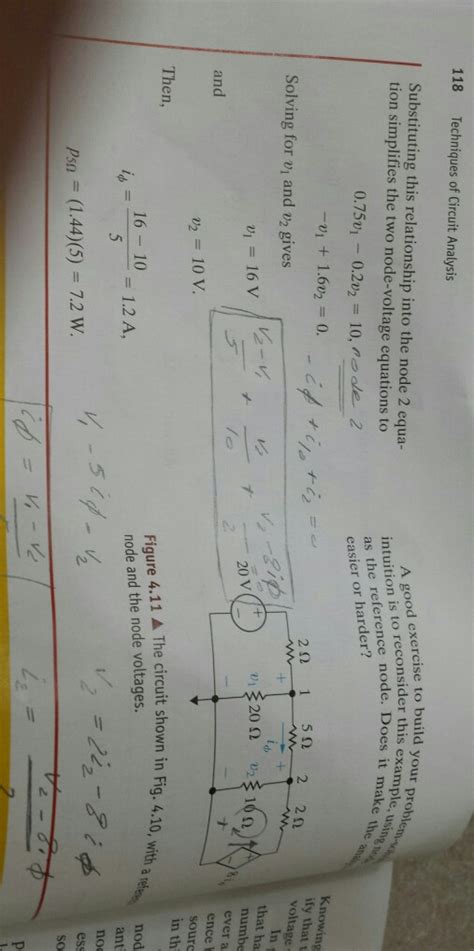 Solved Example Using The Node Voltage Method With Chegg