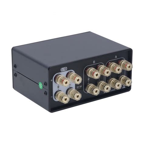 Vu102 2 In 1 Out 1 In 2 Out Amplifier Speaker Selector Switch Box With Vu Level Meter Support