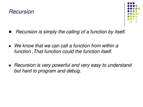extra practice for recursion ppt download