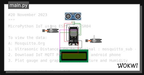 W OCT ESP HC SR MicroPhyton MQTT TASK MOHD FATHURRAHMAN Wokwi ESP STM Arduino