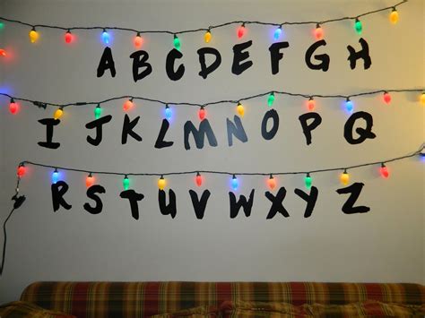 Stranger Things Alphabet Wall Stickers Printable Alphabet Letters