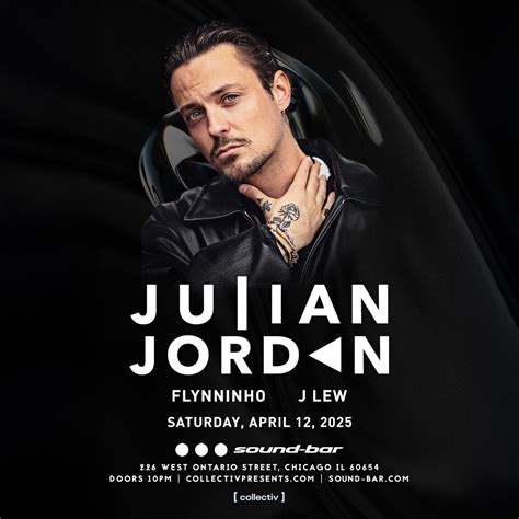 Buy Tickets To Julian Jordan At Sound Bar Chicago Il In Chicago On