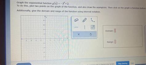 solved graph the exponential function g x −3x 2 to do