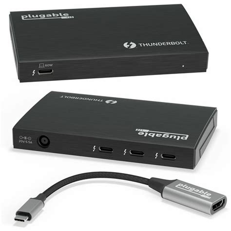 Tbt4 Hub3c Plugable 4 Port Thunderbolt 4 Hub — Usb Fleetnetwork Ca