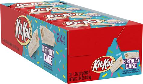 Kit Kat Birthday Cake Flavored Creme With Sprinkles Bulk