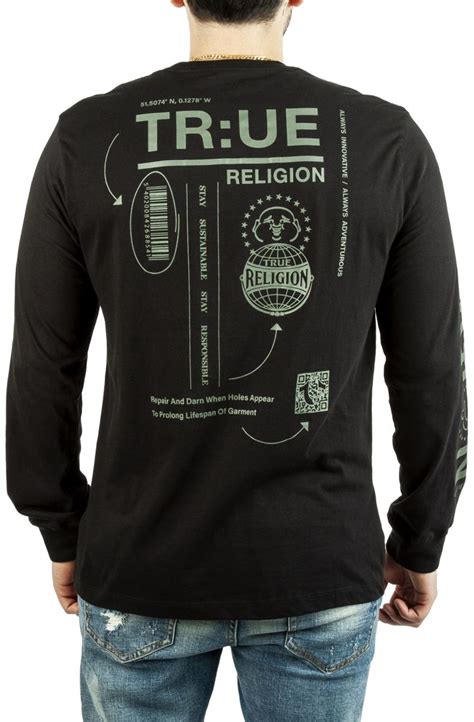 True Religion Long Sleeve Technical Tee 106300 1001 Karmaloop